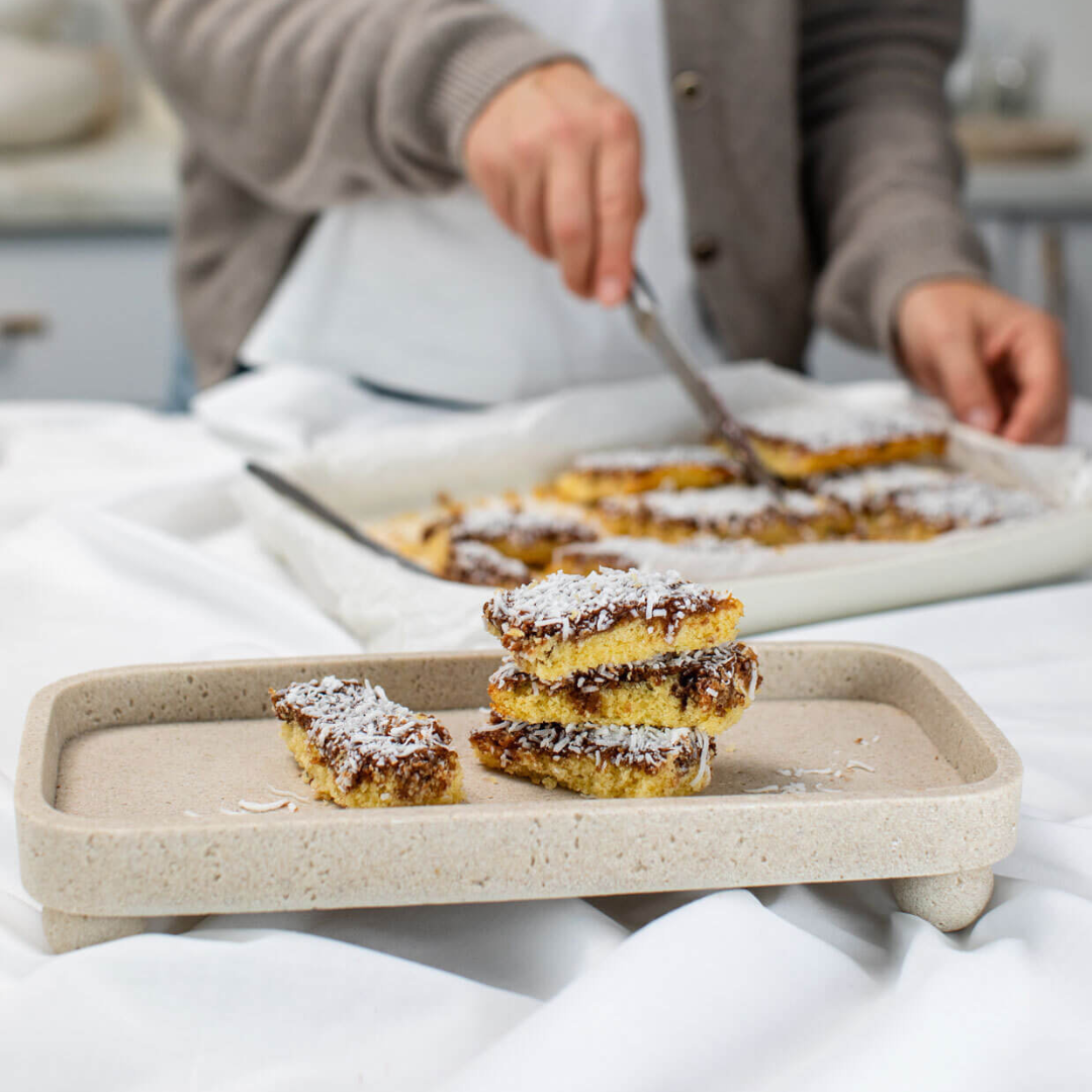 Lamington Slice – Krumbled Foods