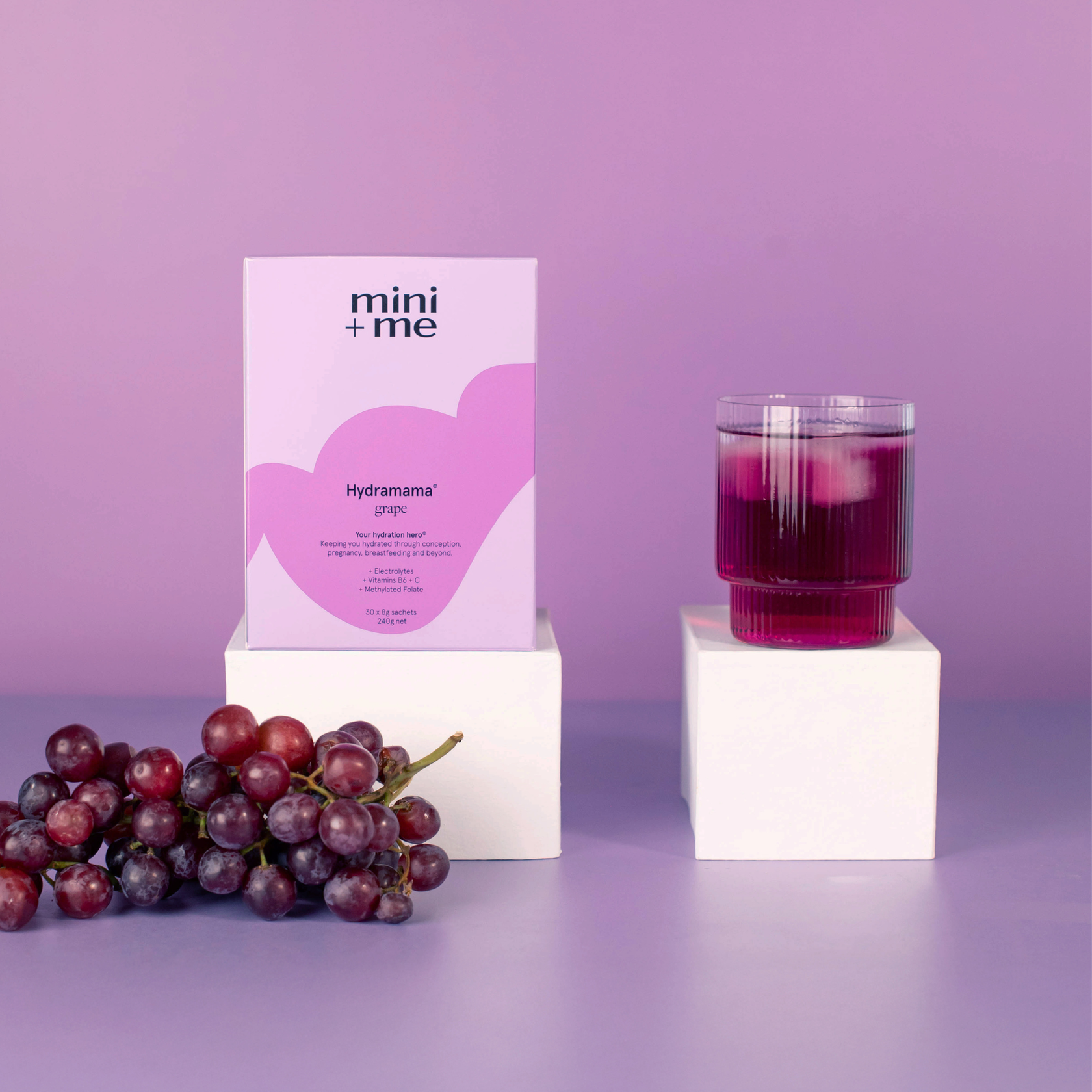 Hydramama® Grape, Pregnancy Electrolyte Drink – Krumbled Foods