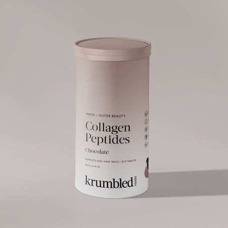 Chocolate Collagen Powder | 420g Collagen Peptides | Krumbled Foods