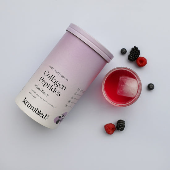 Mixed Berry Collagen Powder | 420g Collagen Peptides | Krumbled Foods
