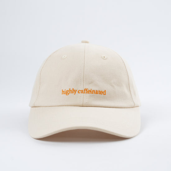 Highly Caffeinated Adult Cap - Cream | Mini + Me – Krumbled Foods